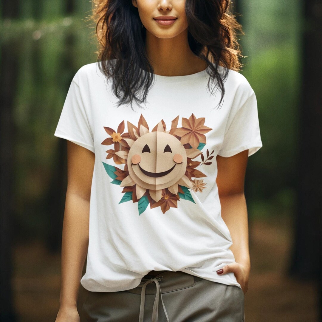 Punk Smiley Face PNG: Floral Emoji, Happy Summer Face, Tropical Vibes ...