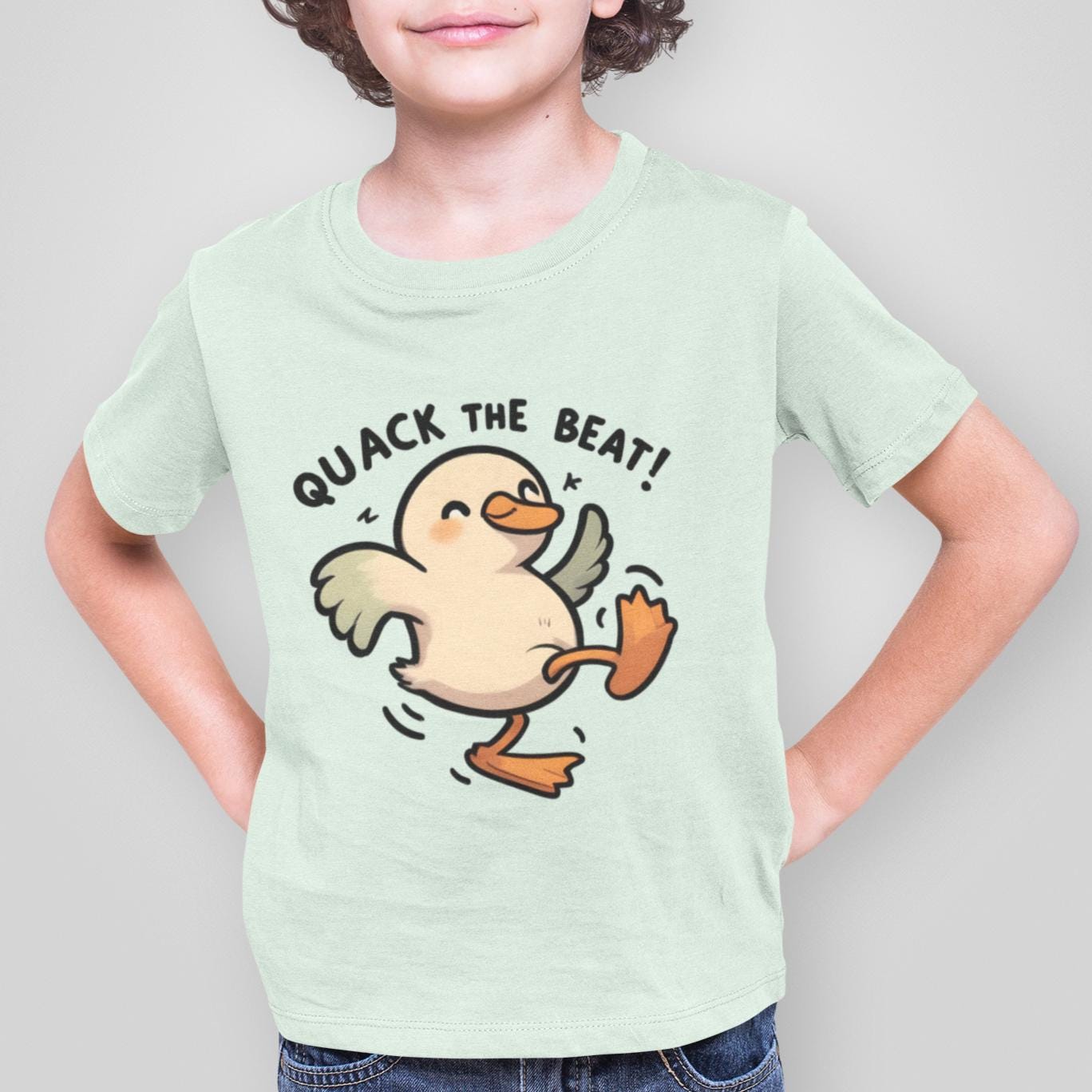 Quack the Beat PNG, Focus on the Good Png, Happy Duck Sublimation ...
