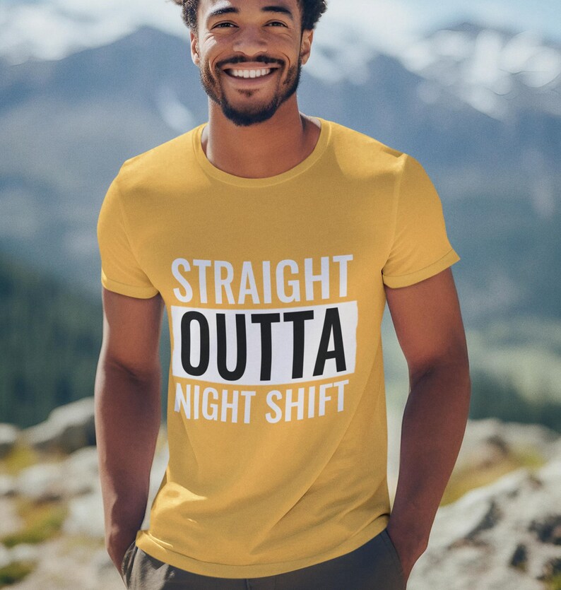 Straight Outta Night Shift SVG PNG: Medical Funny Shirt, Nursing School ...