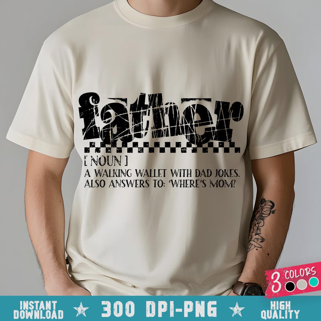 Dad Jokes PNG, Retro Father's Day Shirt Gift, Funny Dad Jokes Png ...