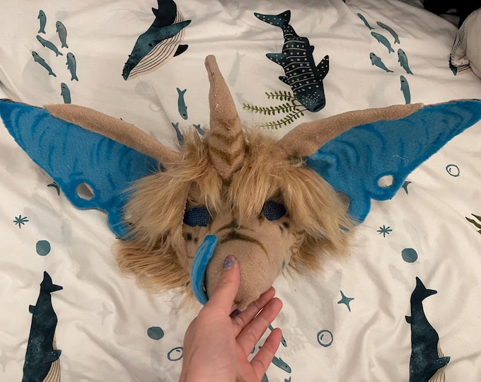 Tiger Shark Therian Furry Half Mask HQ - Etsy