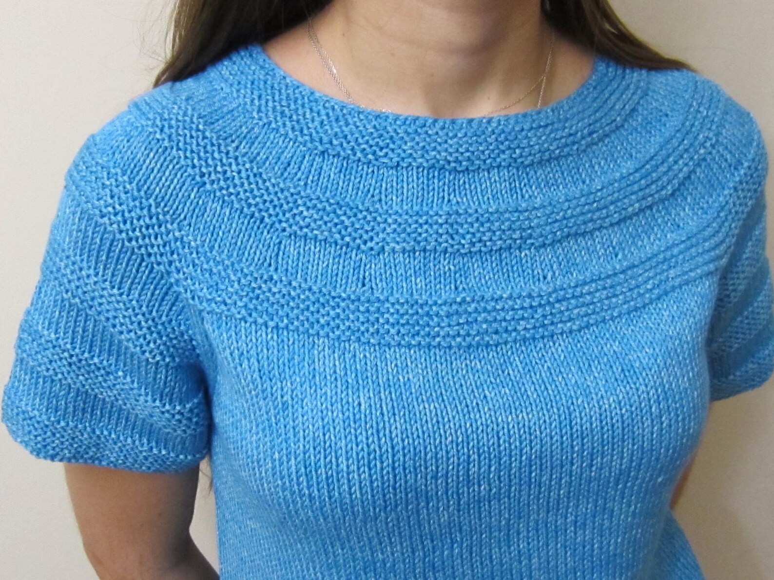Knitting Pattern RONDO Top Seamless Design Top Down Knitting Pattern ...