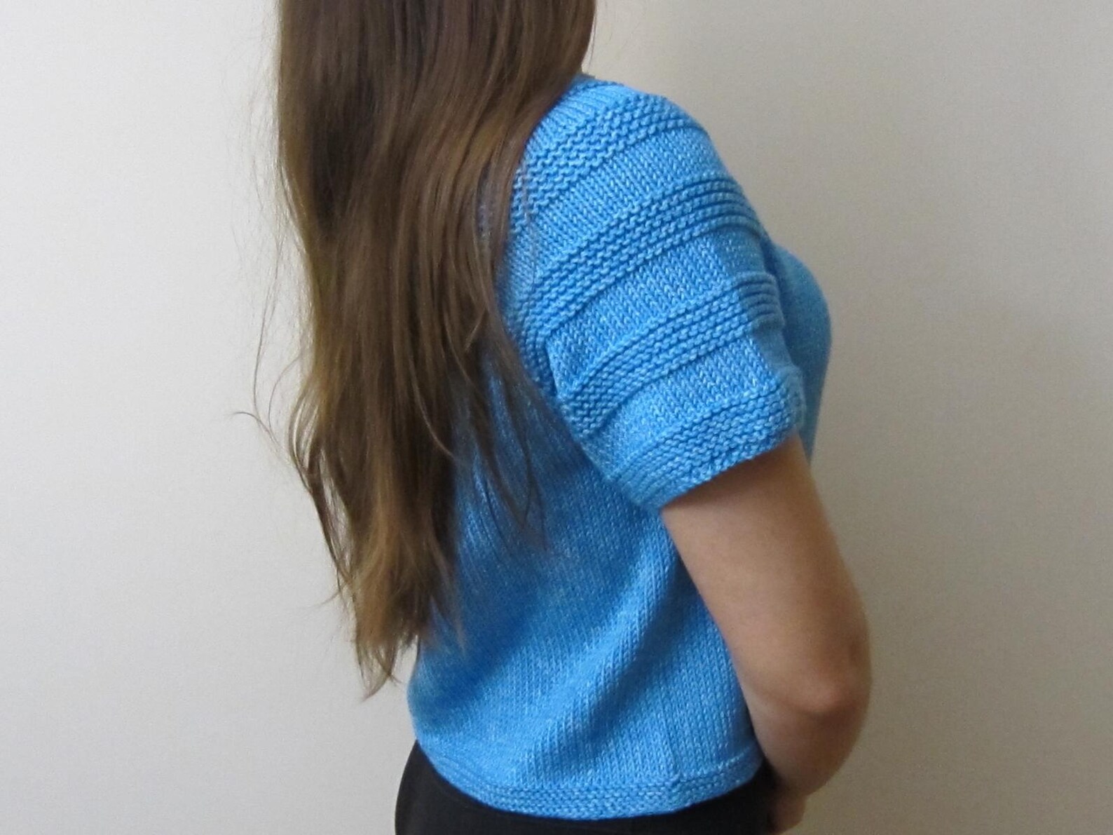 Knitting Pattern RONDO Top Seamless Design Top Down Knitting Pattern ...
