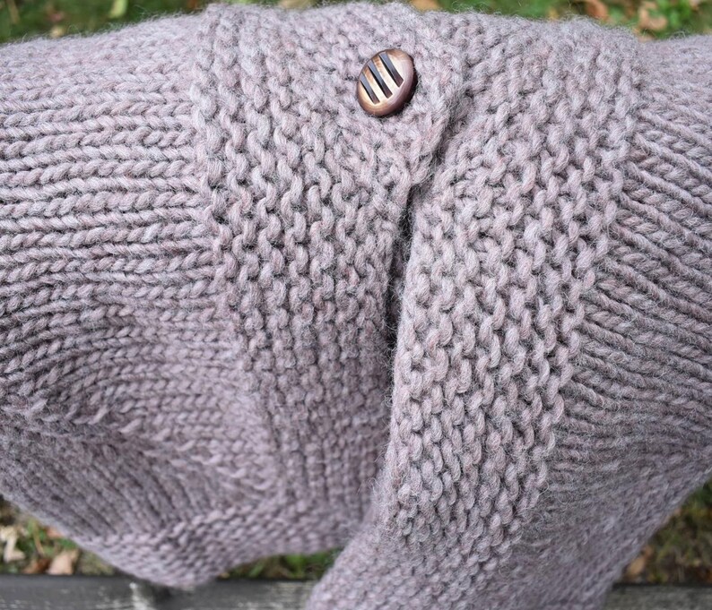 Knitting Pattern LINEA Chunky Cardigan Beginner Friendly Knitting ...
