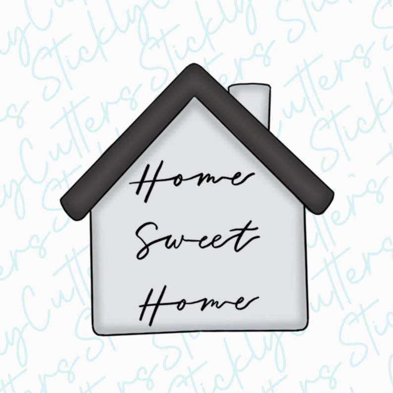 House Cookie Cutter | 3d Printed Cookie Cutters | Housewarming Cookie ...