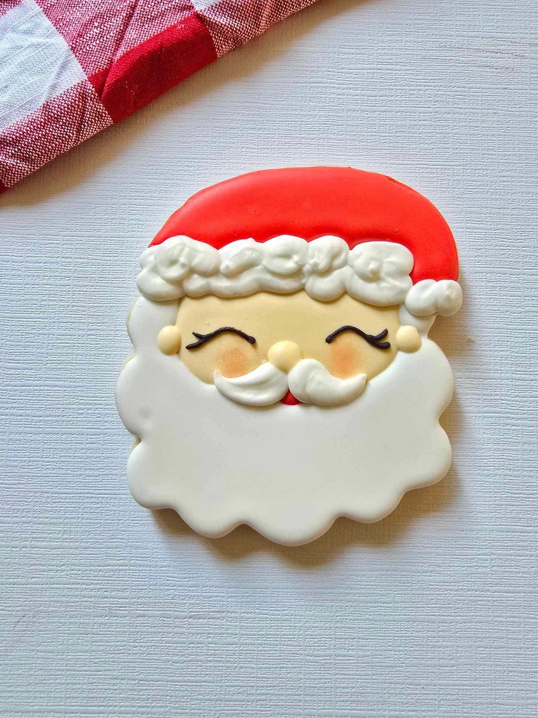 Santa Cookie Cutter | 3d Printed Cookie Cutters | Christmas Cookie ...