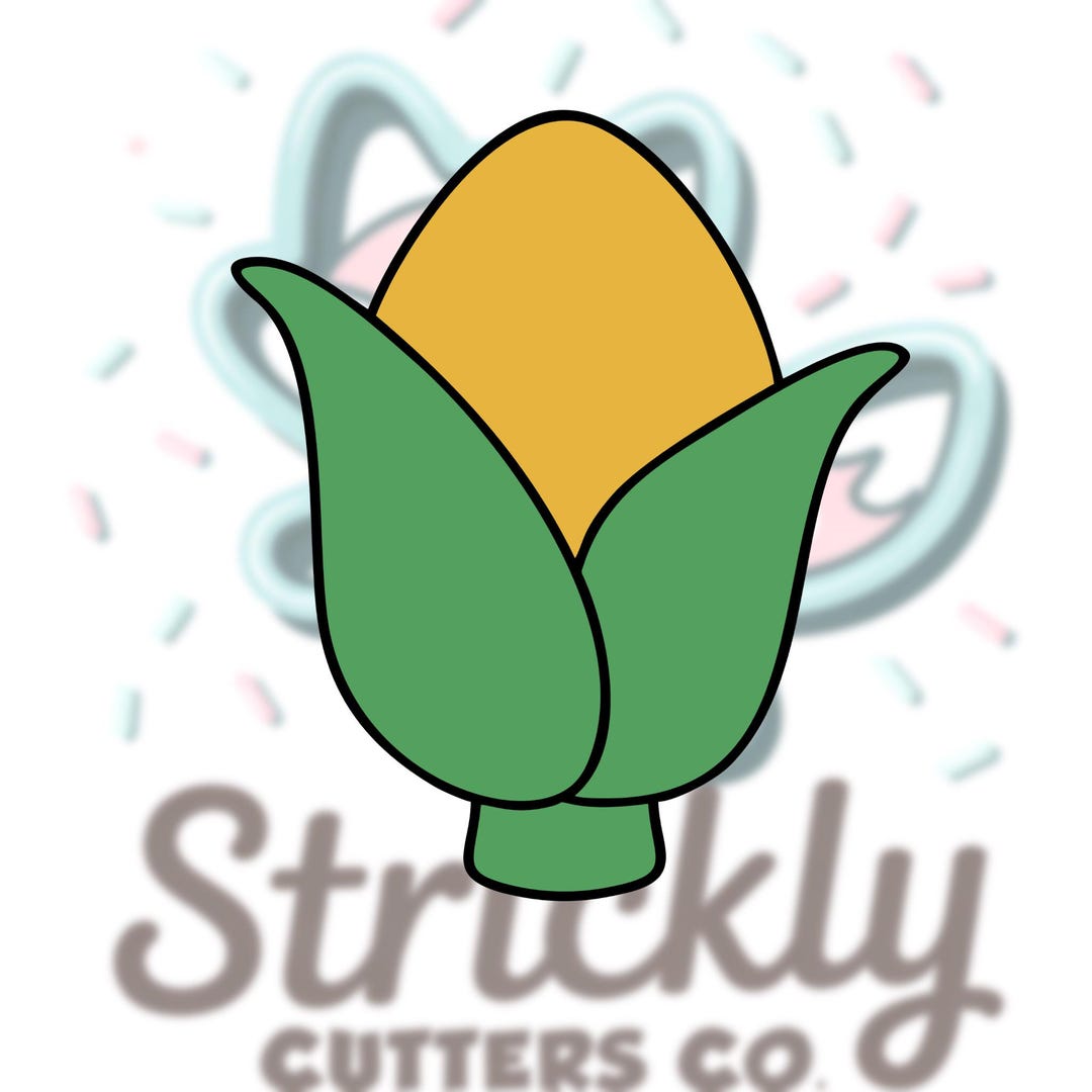 Corn on the Cob Cookie Cutter | 3d Printed Cookie Cutters | Fall Cookie ...