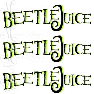 Beetlejuice Beetlejuice Beetlejuice PNG Bundle - Etsy