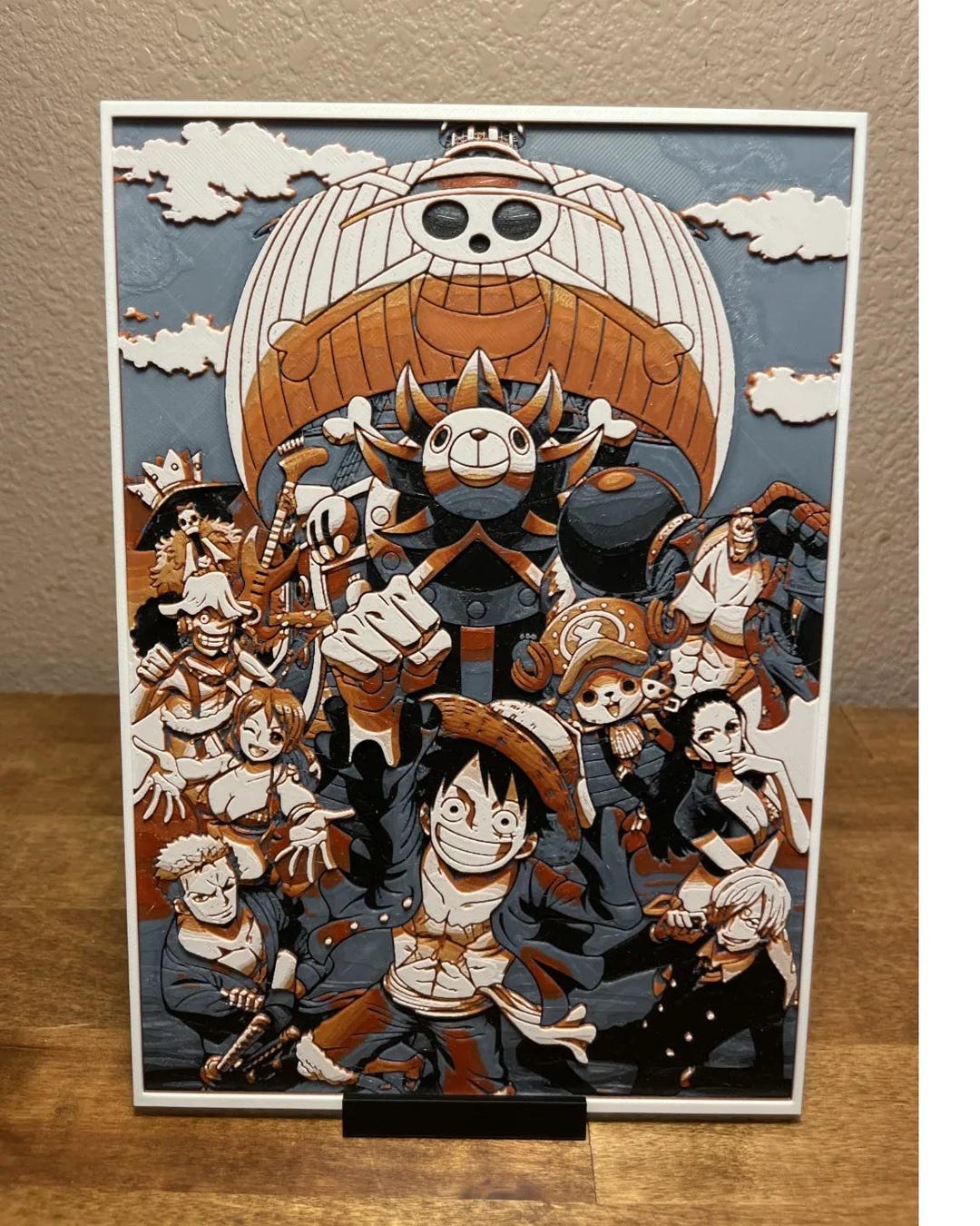 Straw Hat Pirates Hueforge 3D Prints - Etsy