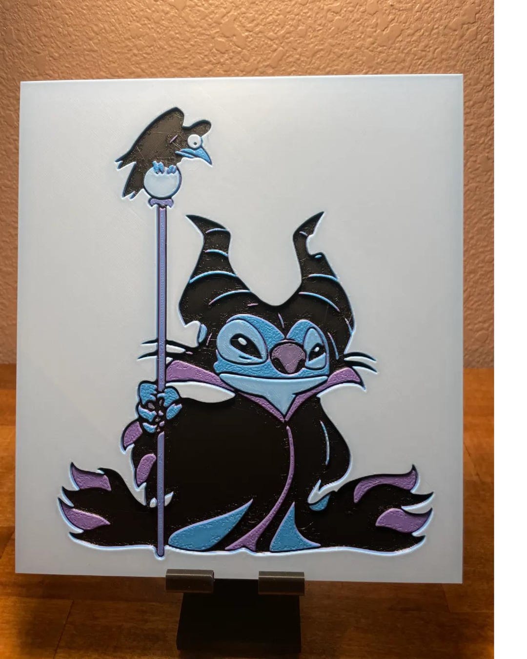 Disney Stitch Maleficent Hueforge 3D Prints - Etsy