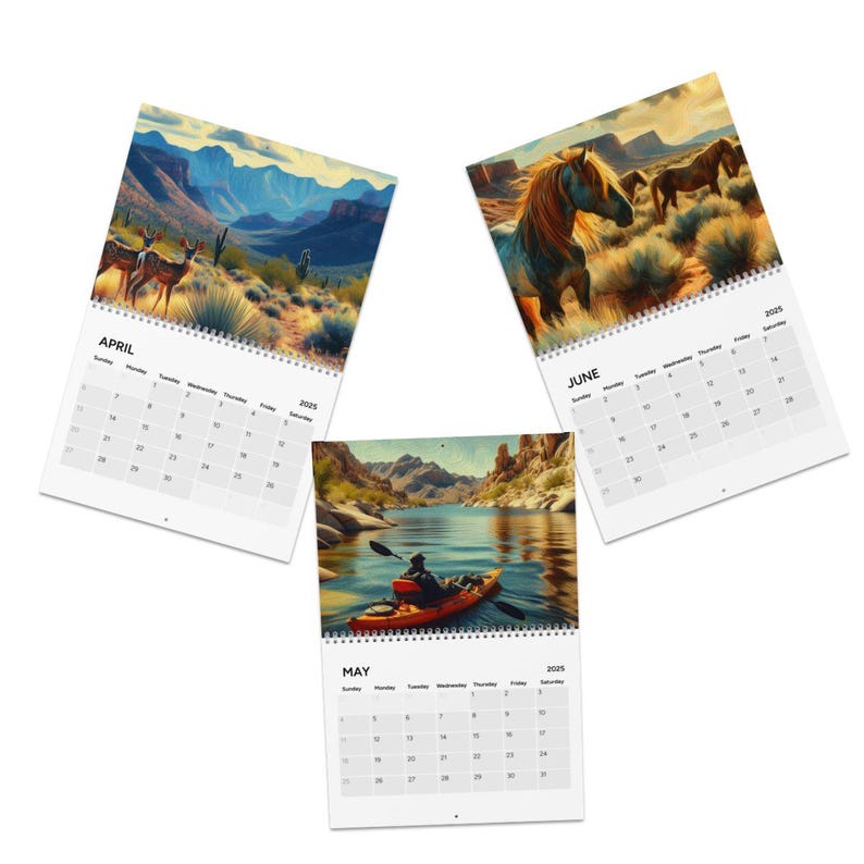 Wildlife Calendar for 2025. 12 Unique Images of Western Wildlife for ...