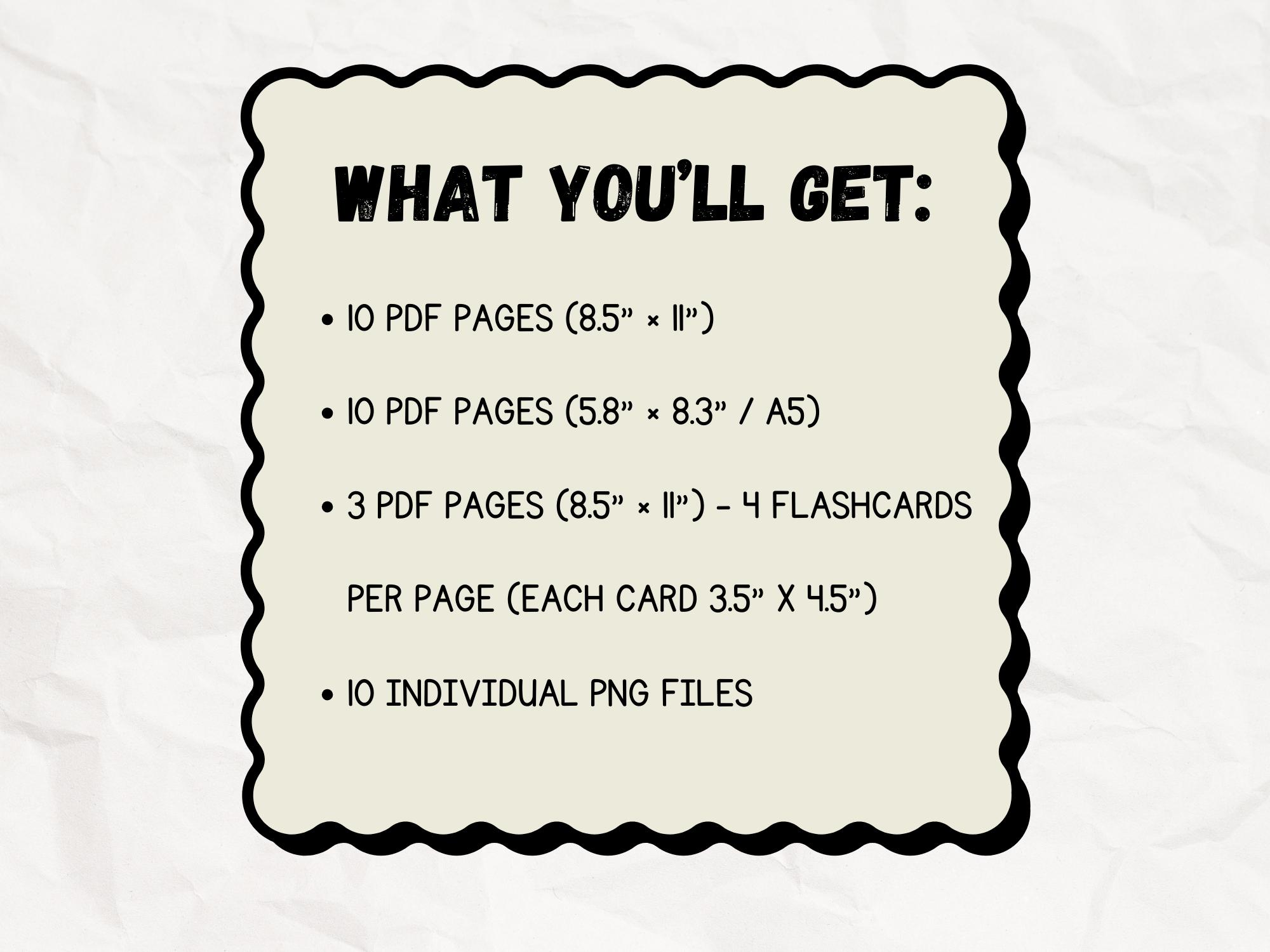 Color Number Flashcards 1-20: Printable Math Learning (PDF + PNG) - Etsy