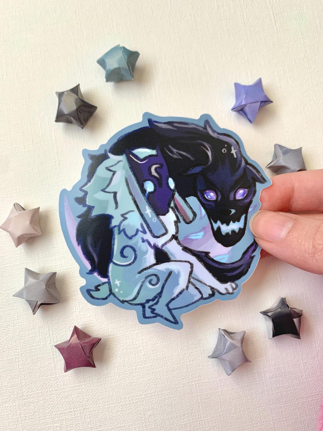 Kindred Sticker, Matte 3x3 Inch, League of Legends Character Art, Cute ...