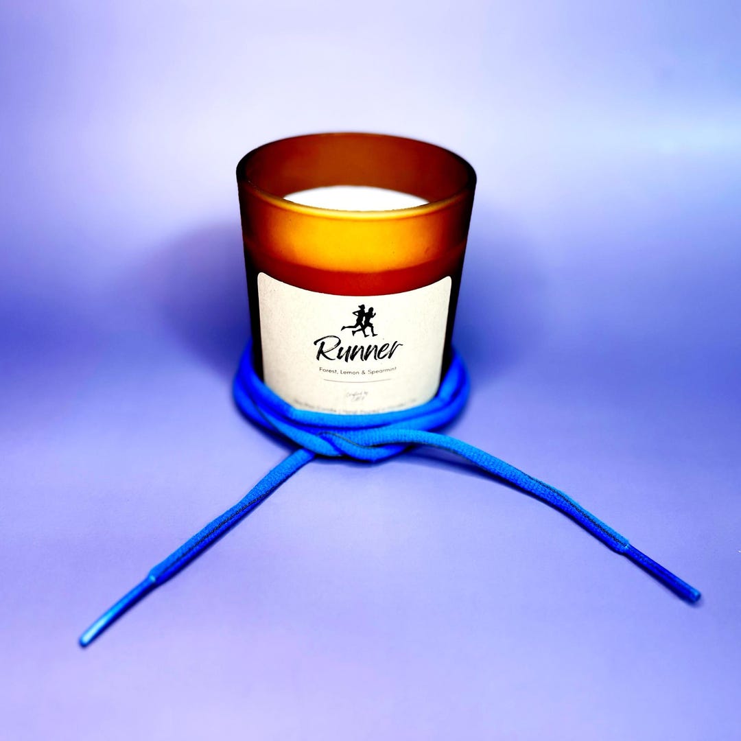 Runner Candle | Running Candle | Lemon, Spearmint & Forest Freshness - Etsy