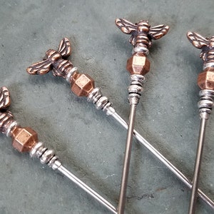 Honey Bees, Copper Colored Bees, Martini Cocktail Picks, Appetizer ...