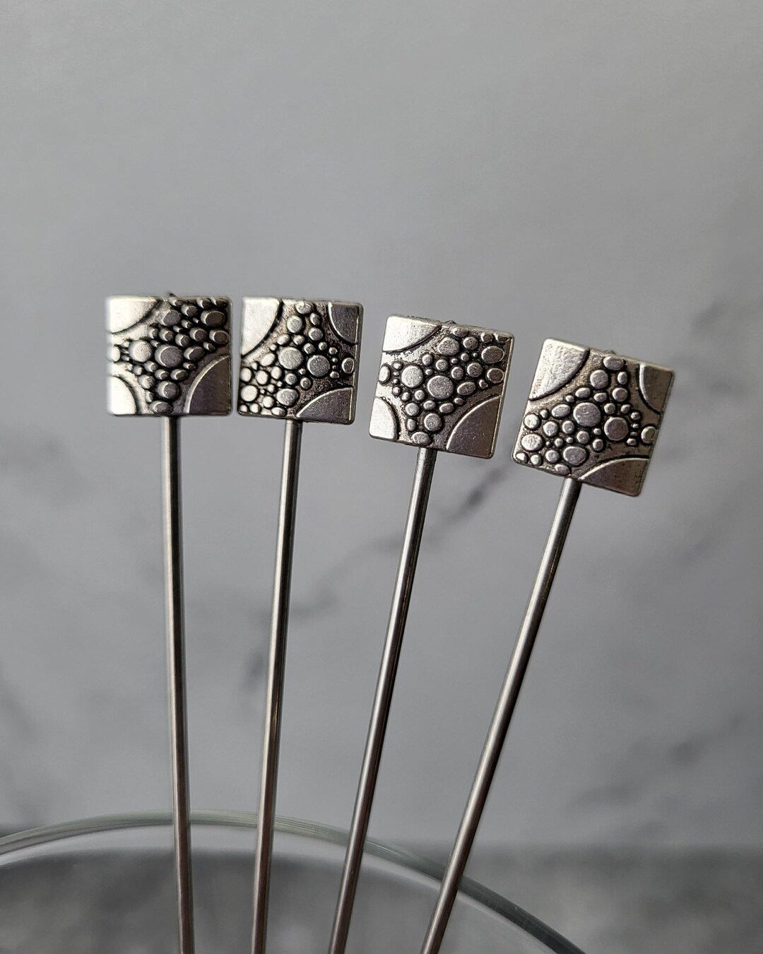Textured Squares, Martini Picks, Cocktail Picks, Appetizer Skewer, Home ...