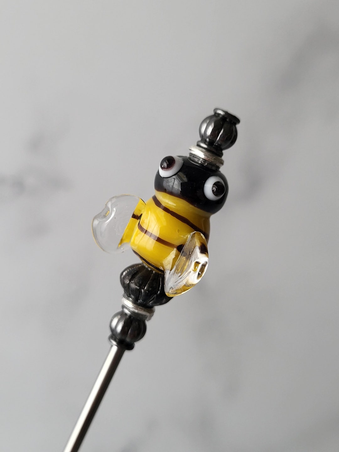 Swizzle Stick, Drink Stirrer, Metal Stir Stick, Honey Bee, Bumble Bee ...