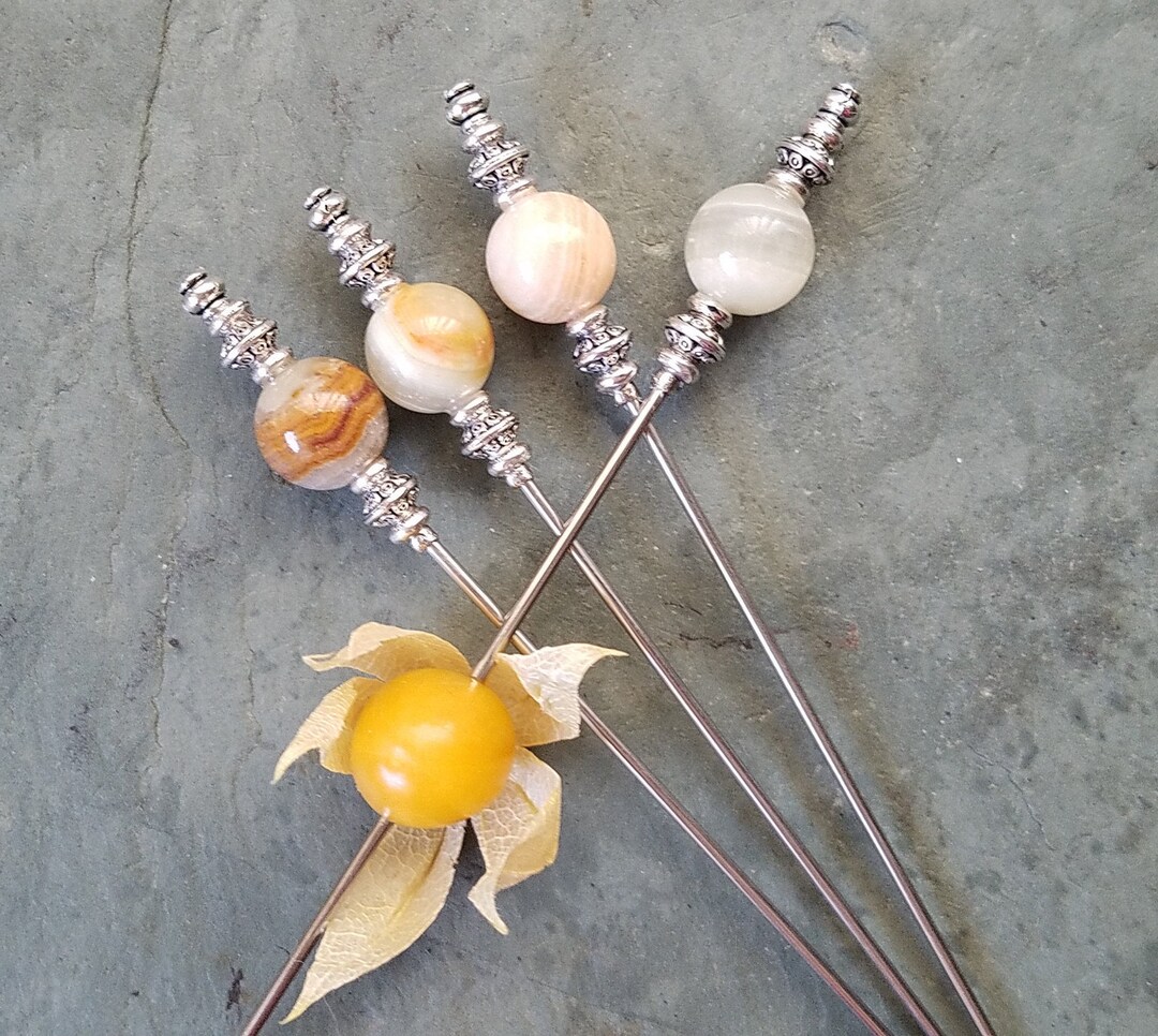 Natural Jade Martini Picks, Cocktail Picks, Appetizer or Dessert ...