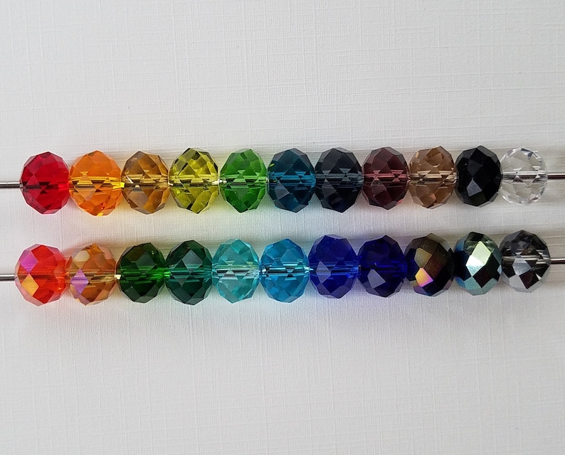 Faceted Glass Martini Picks 6pc Set Cocktail Picks Appetizer - Etsy