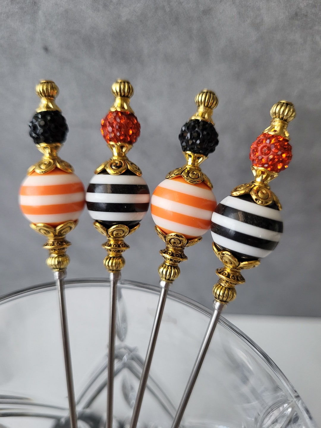 Hocus Pocus Pave, Halloween Martini Picks, Cocktail Picks, Appetizer or ...