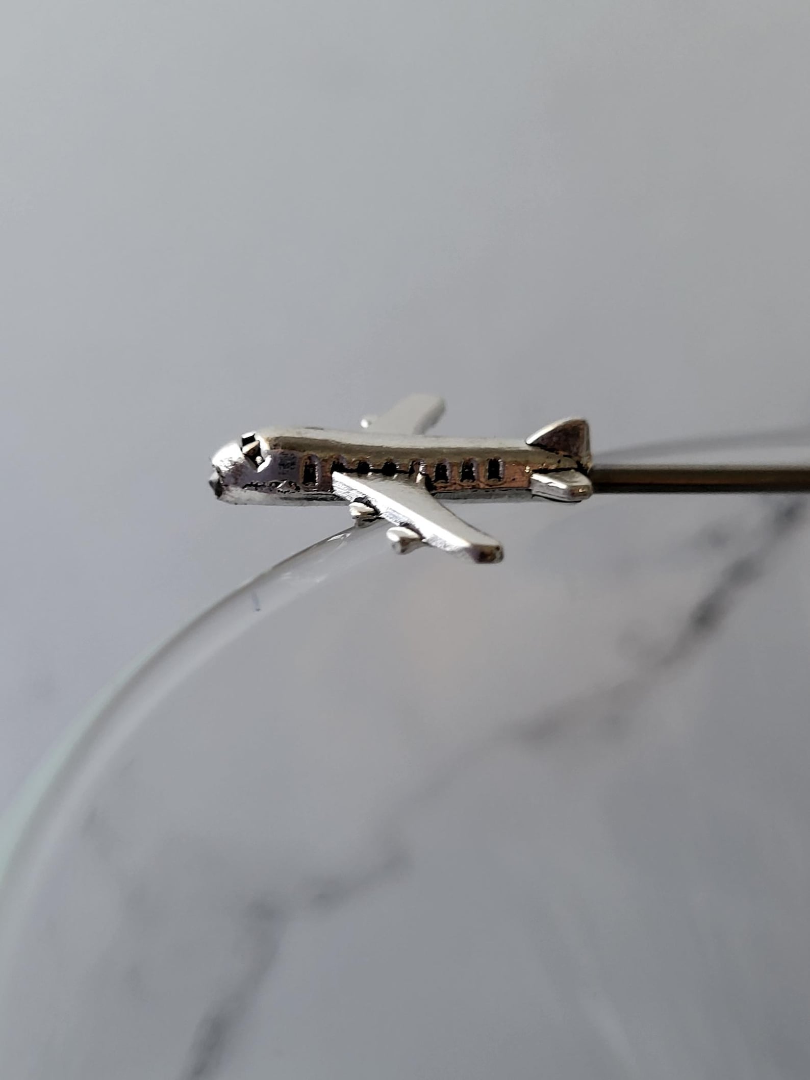 Aviation Martini, Silver Plated Airplane Martini Cocktail Picks ...