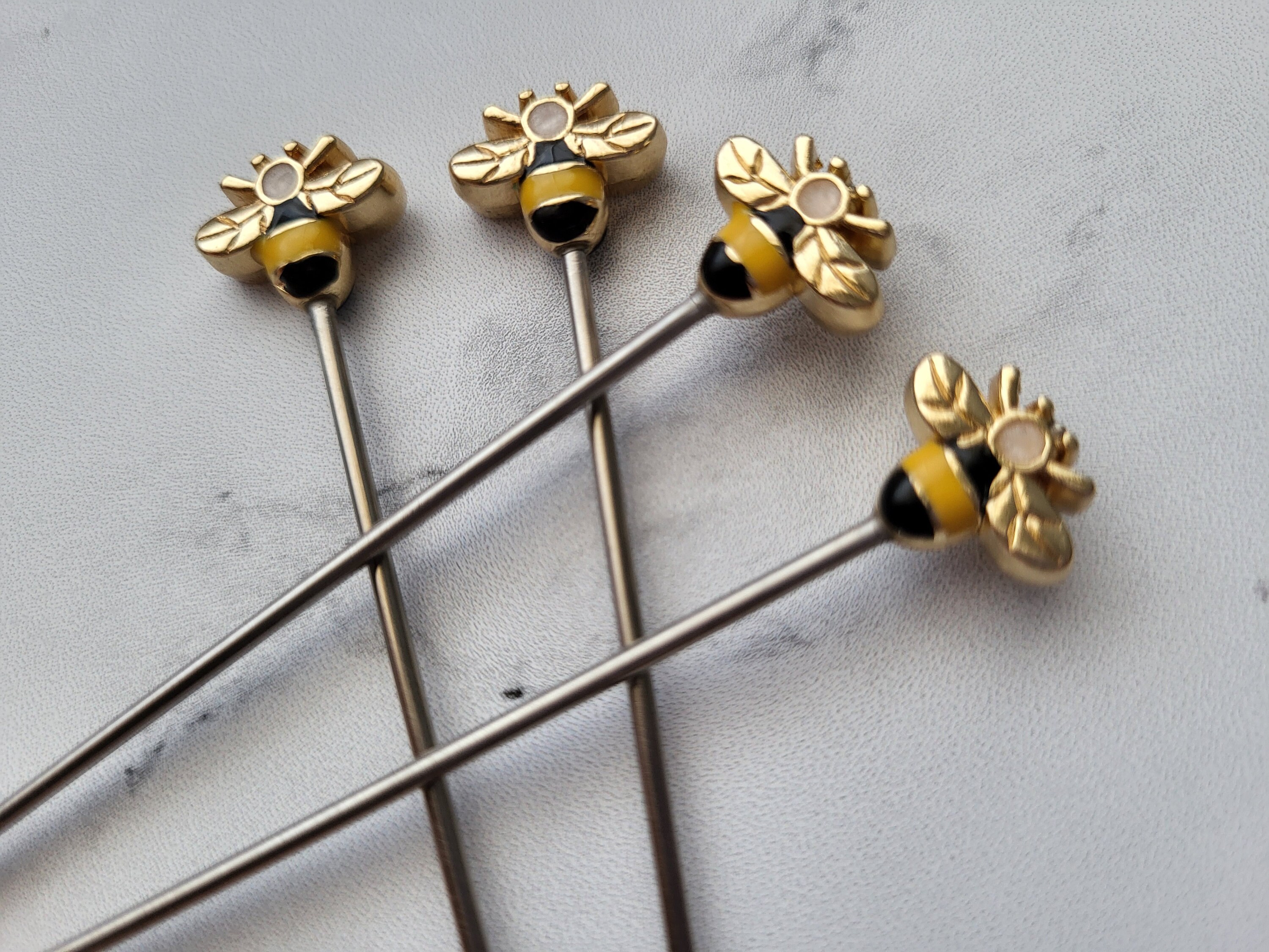 Honey Bee Martini Picks, Cocktail Picks, Appetizer Skewers, Home ...