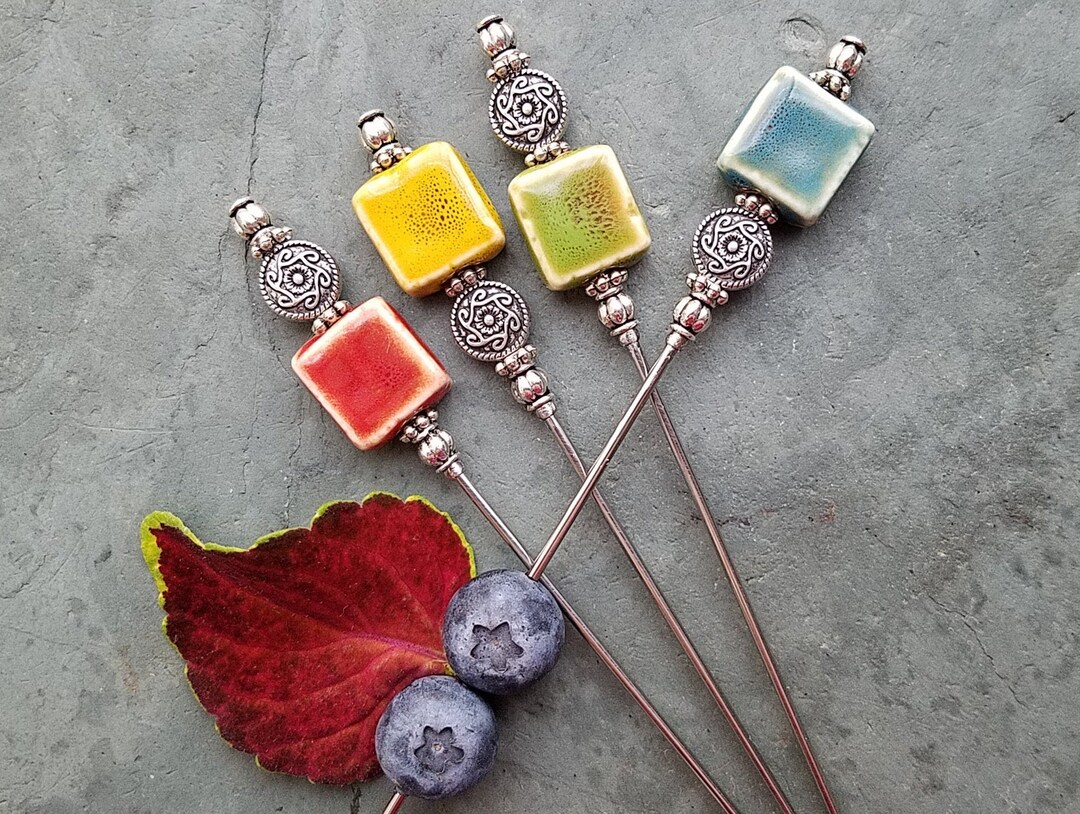 Santa Fe Squares Martini Picks Cocktail Picks Appetizer or - Etsy