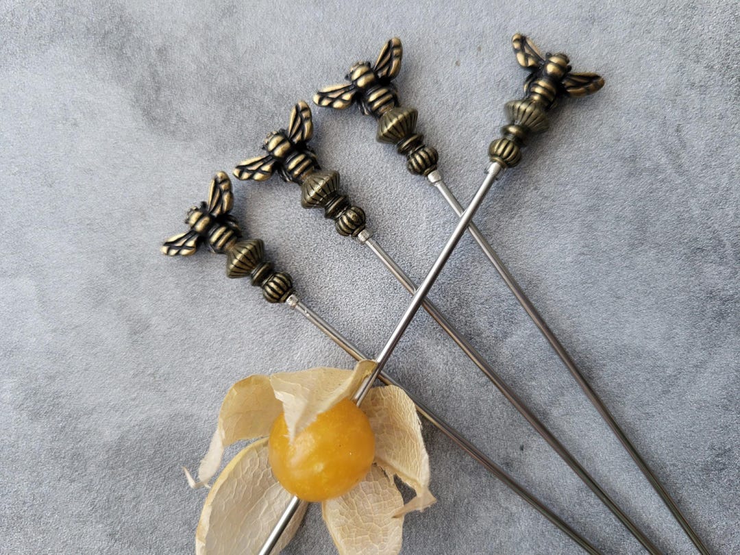 Bees Knees, Honey Bee Martini Picks, Cocktail Picks, Appetizer Skewer ...
