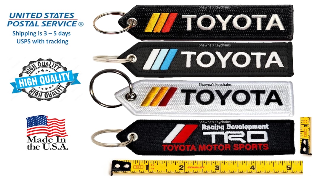 Toyota Keychain Patch Lanyard | Land Cruiser Key Ring | Heritage ...