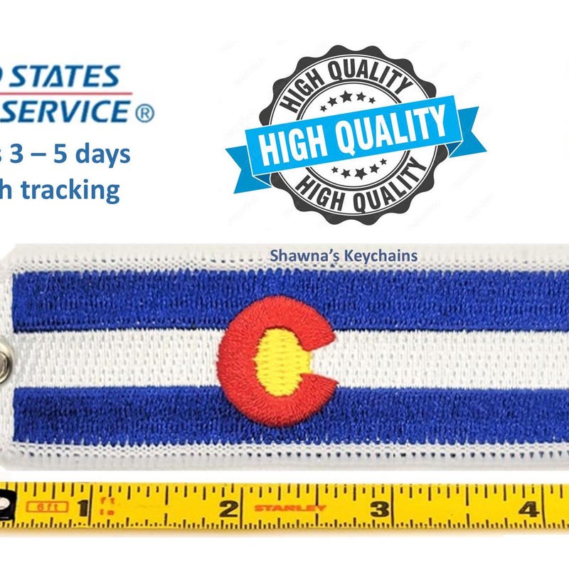 Flag Keychain - Etsy