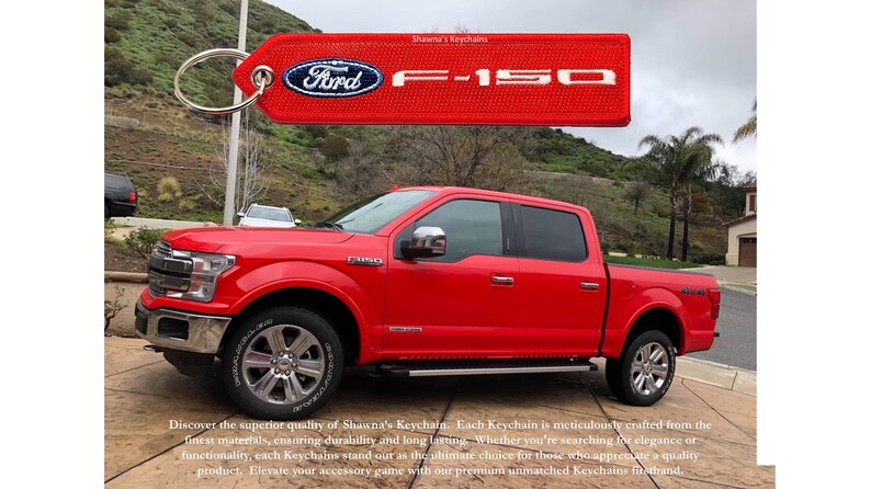 Ford F-150 Keychain Patch Custom 17 Colors Ford Truck Keychain ...