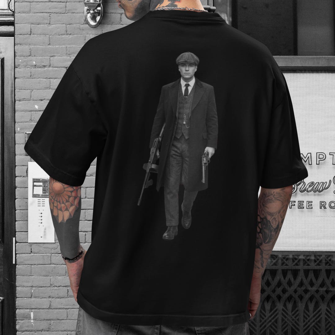Gangster Elegance Oversized Boxy Tee Outlaw Style Shirt Mobster Fashion ...