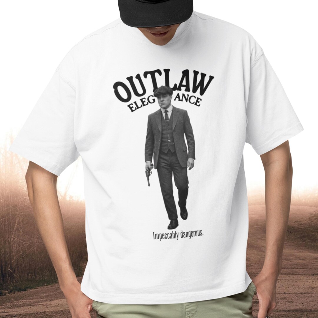 Gangster Elegance Oversized Boxy Tee Mob Shirt Authority T-shirt ...