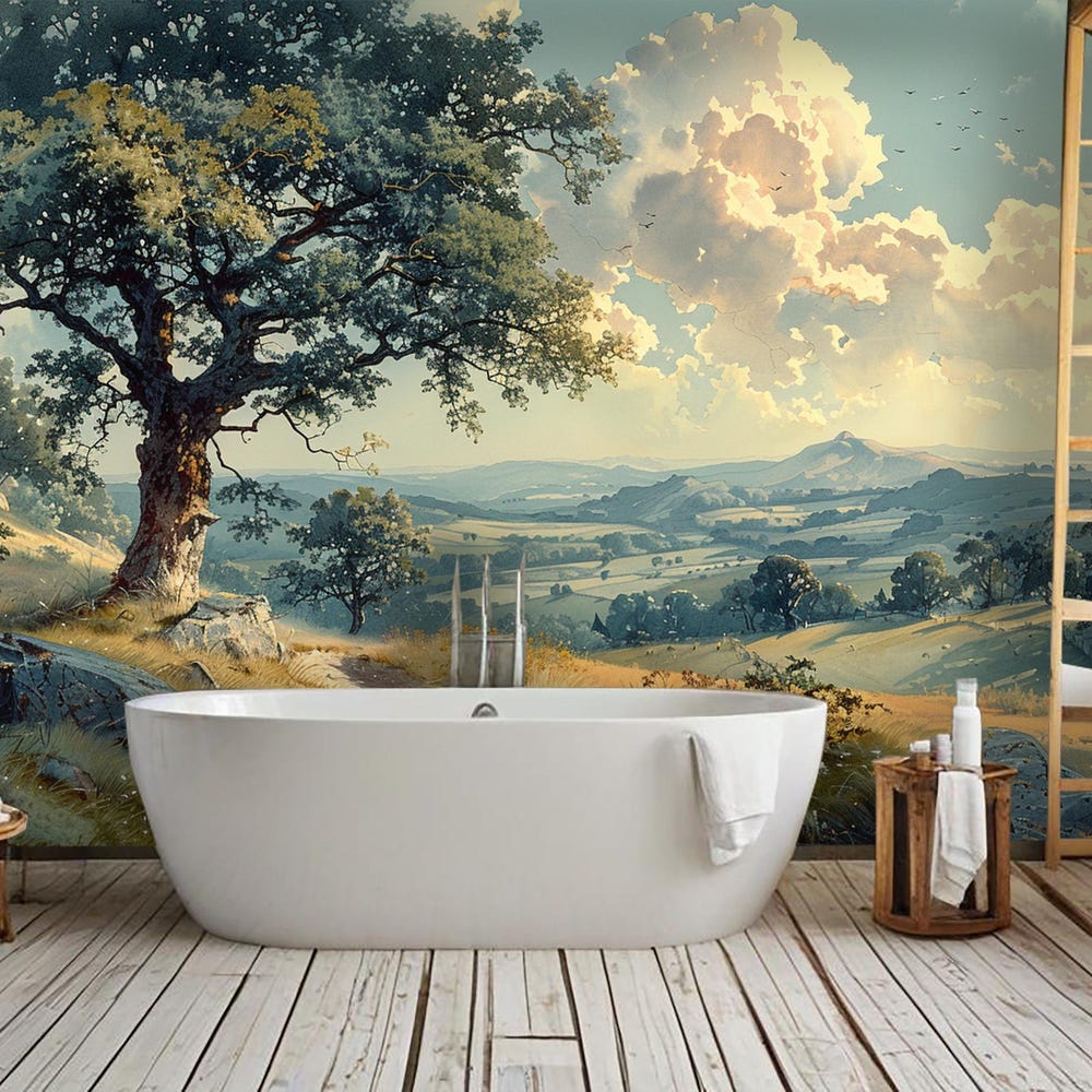DeepRiverWallpaper - Etsy