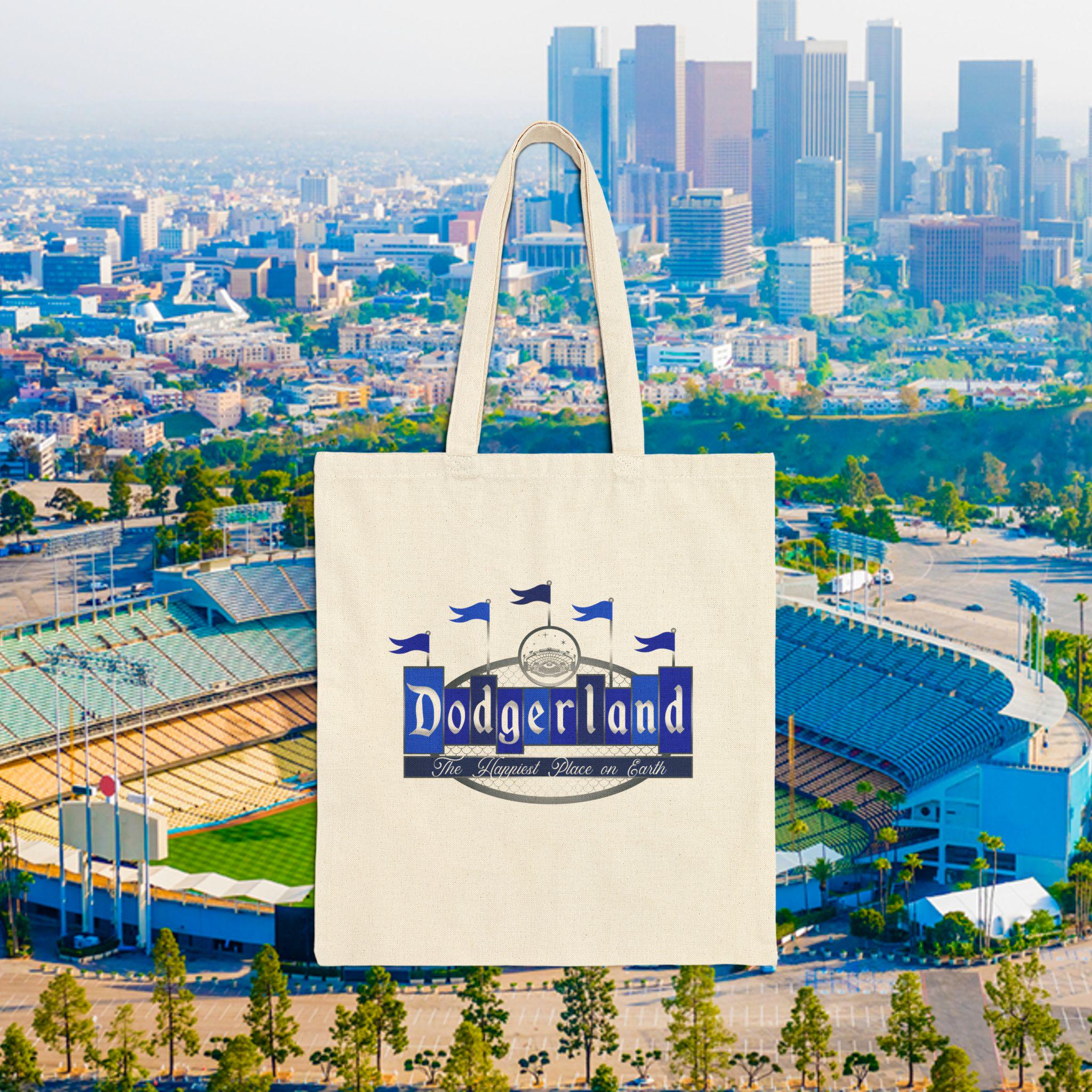 Disneyland Dodgerland Los Angeles Dodgers Cotton Canvas Tote Bag - Etsy