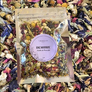 Demure Handcrafted Flower Herbal Tea - Etsy