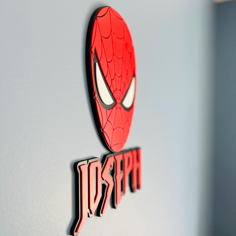 Personalized Spiderman Name Sign! - Marvel Spider-man - Custom Name ...