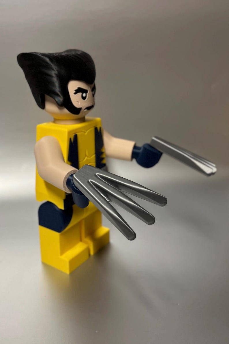 Giant Wolverine Mini-figure - Etsy