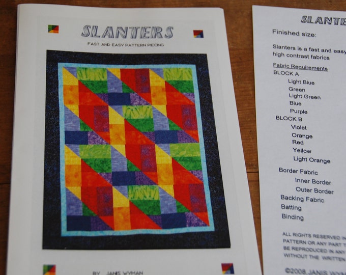 Boxed Blessings Quilt Pattern Ingrid Barlow 2007 - Etsy