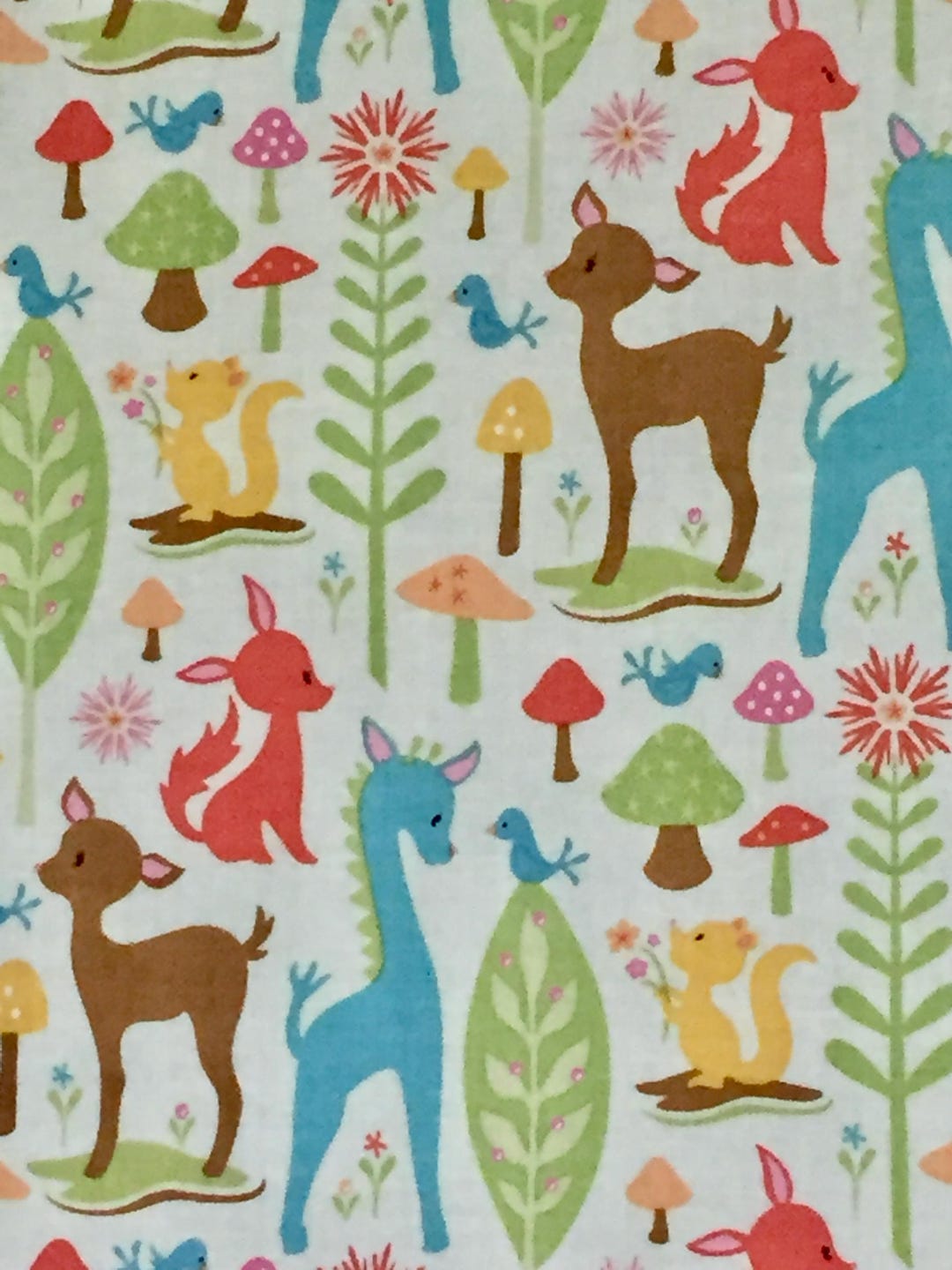 Woodland Tails Sheri Berry Designs Riley Blake 1/2 Yard - Etsy