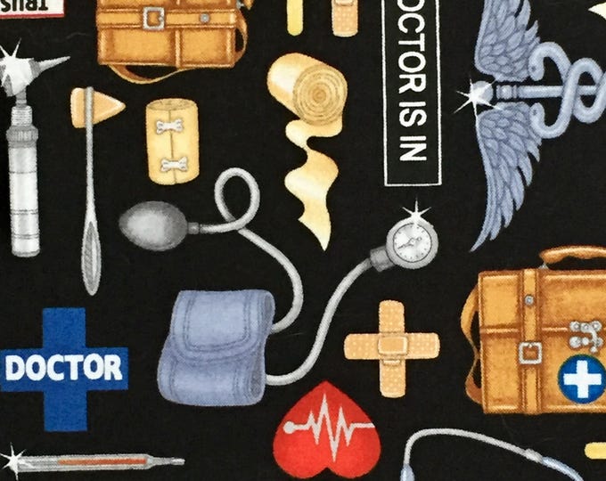 Doctor Tossed Print 42x17 Quilting Treasures 2016 - Etsy