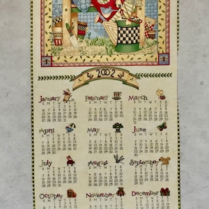 Debbie Mumm Collector's Calendar Panel 2002 - Etsy
