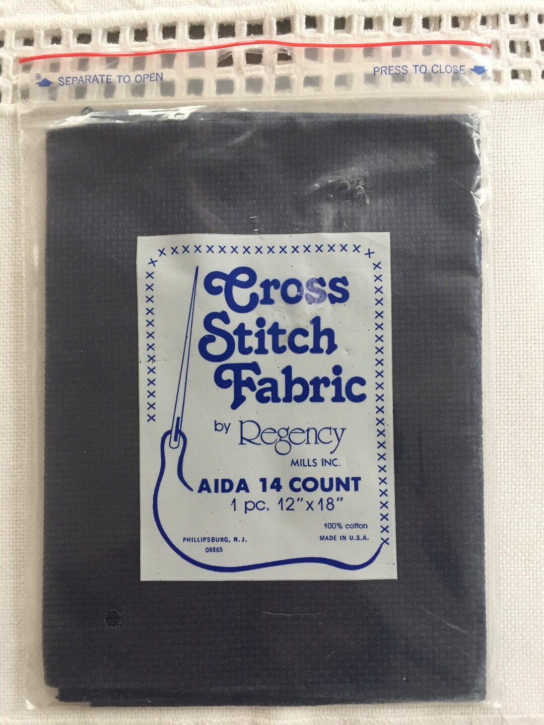 Regency Mills Navy Aida 14 Count 12"x18" - Etsy