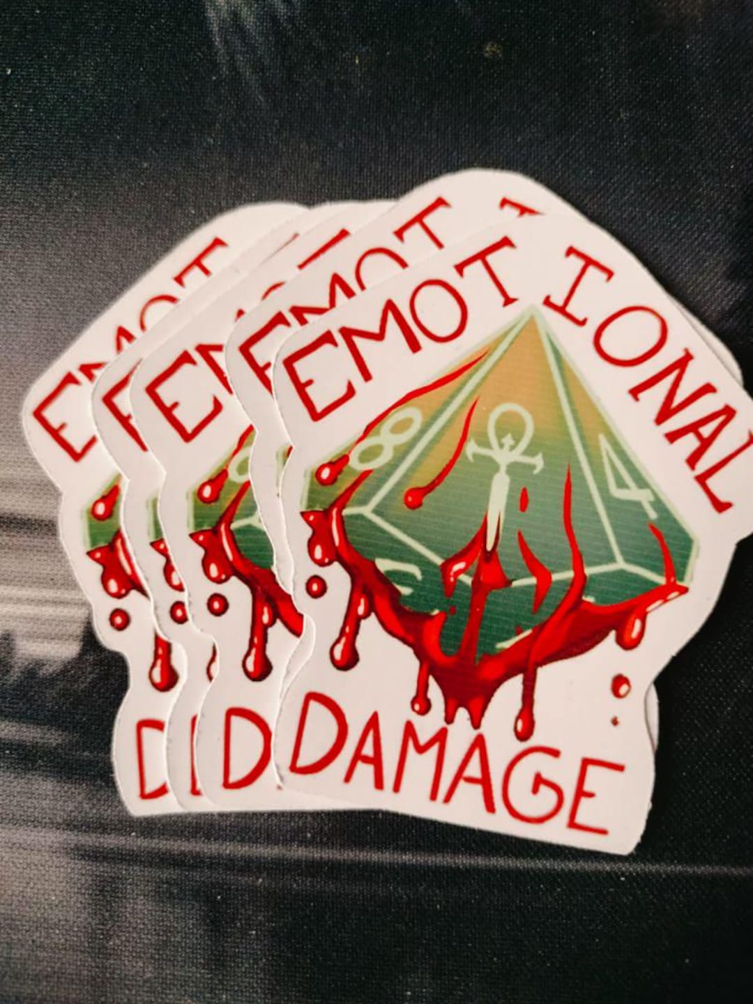 EMOTIONAL DAMAGE STICKER - Etsy