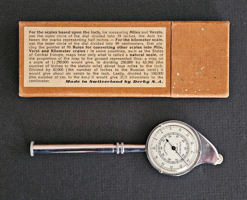 Vintage Map Tool Engineer Gift Curvimeter Opisometer - Etsy