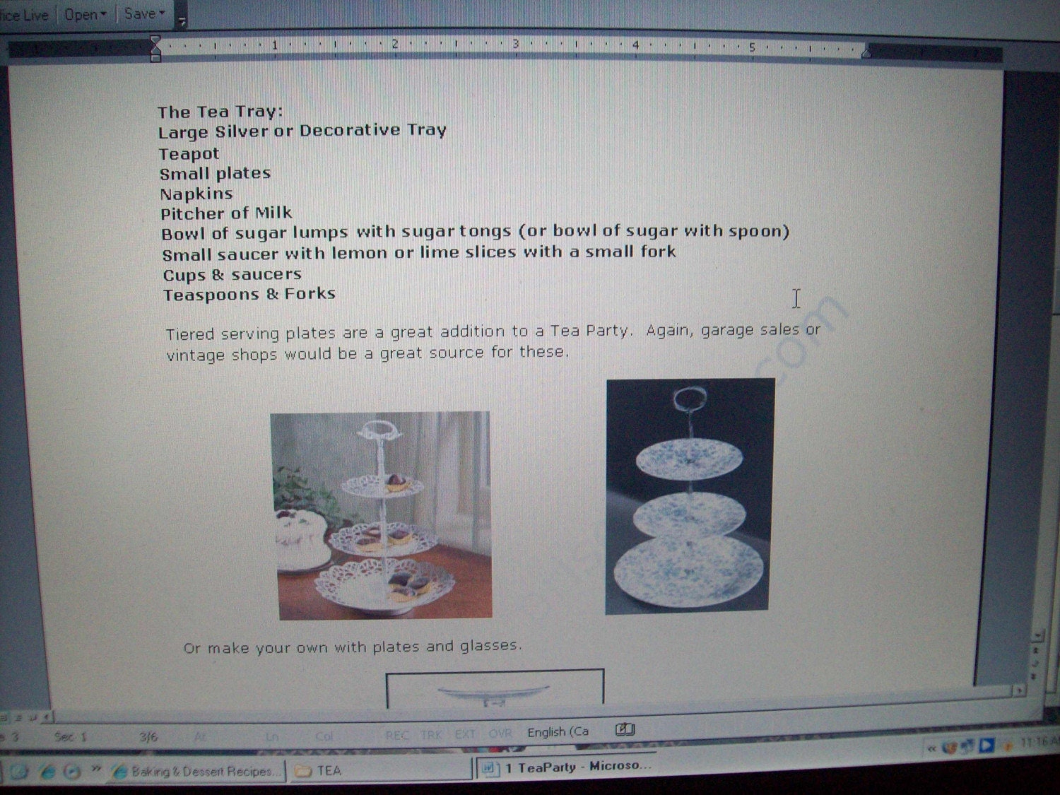 TEA PARTY PLAN: Directions, Ideas and Recipes - Etsy