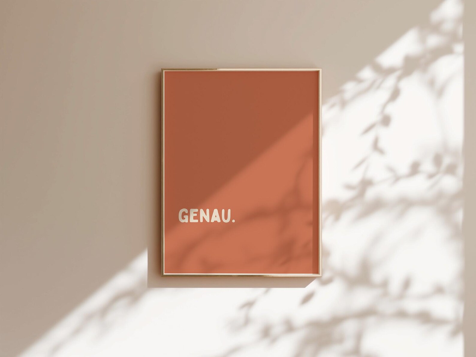 GENAU German Minimalist Art Print German Phrase Gift for German Learner ...
