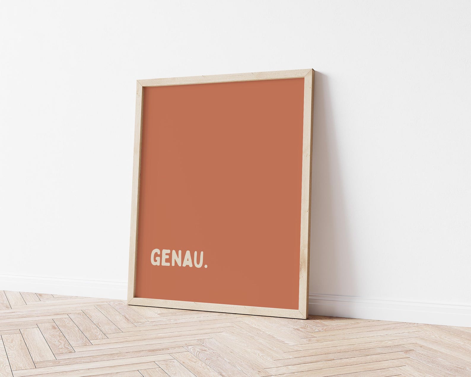 GENAU German Minimalist Art Print German Phrase Gift for German Learner ...