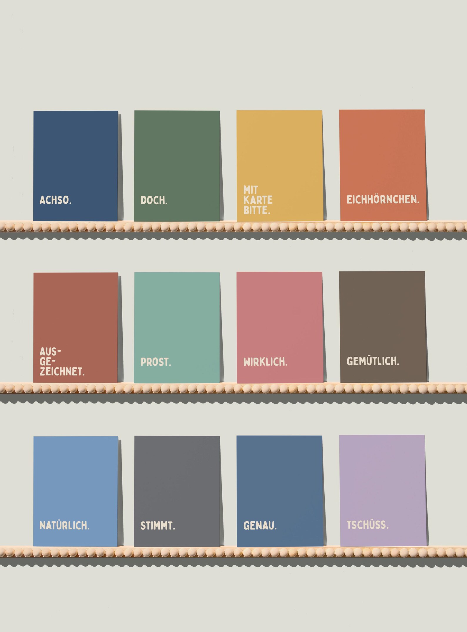 GENAU German Minimalist Art Print German Phrase Gift for German Learner ...