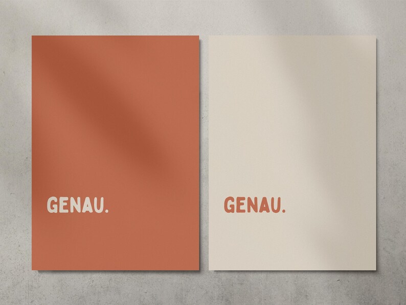 GENAU German Minimalist Art Print German Phrase Gift for German Learner ...